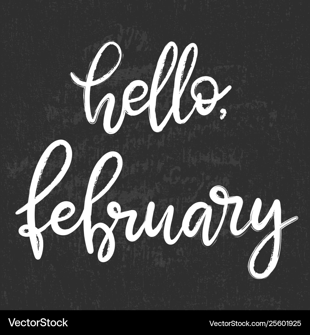 Handwritten name month for calendar Royalty Free Vector