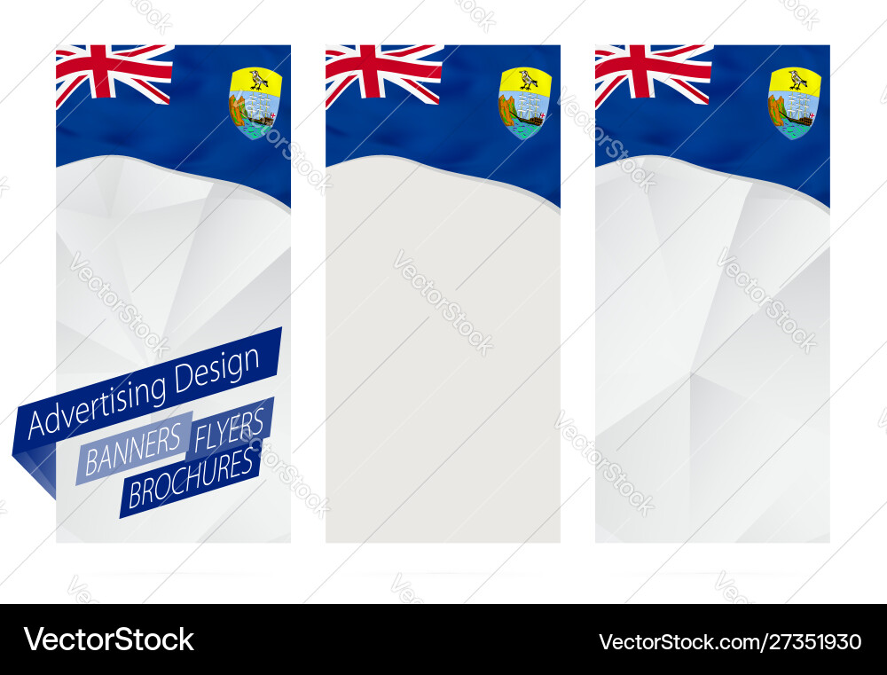 Design banners flyers brochures with flag Vector Image