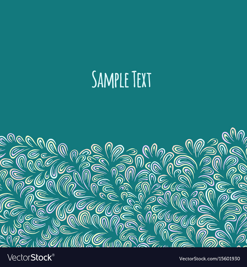 Hand drawn pattern background Royalty Free Vector Image