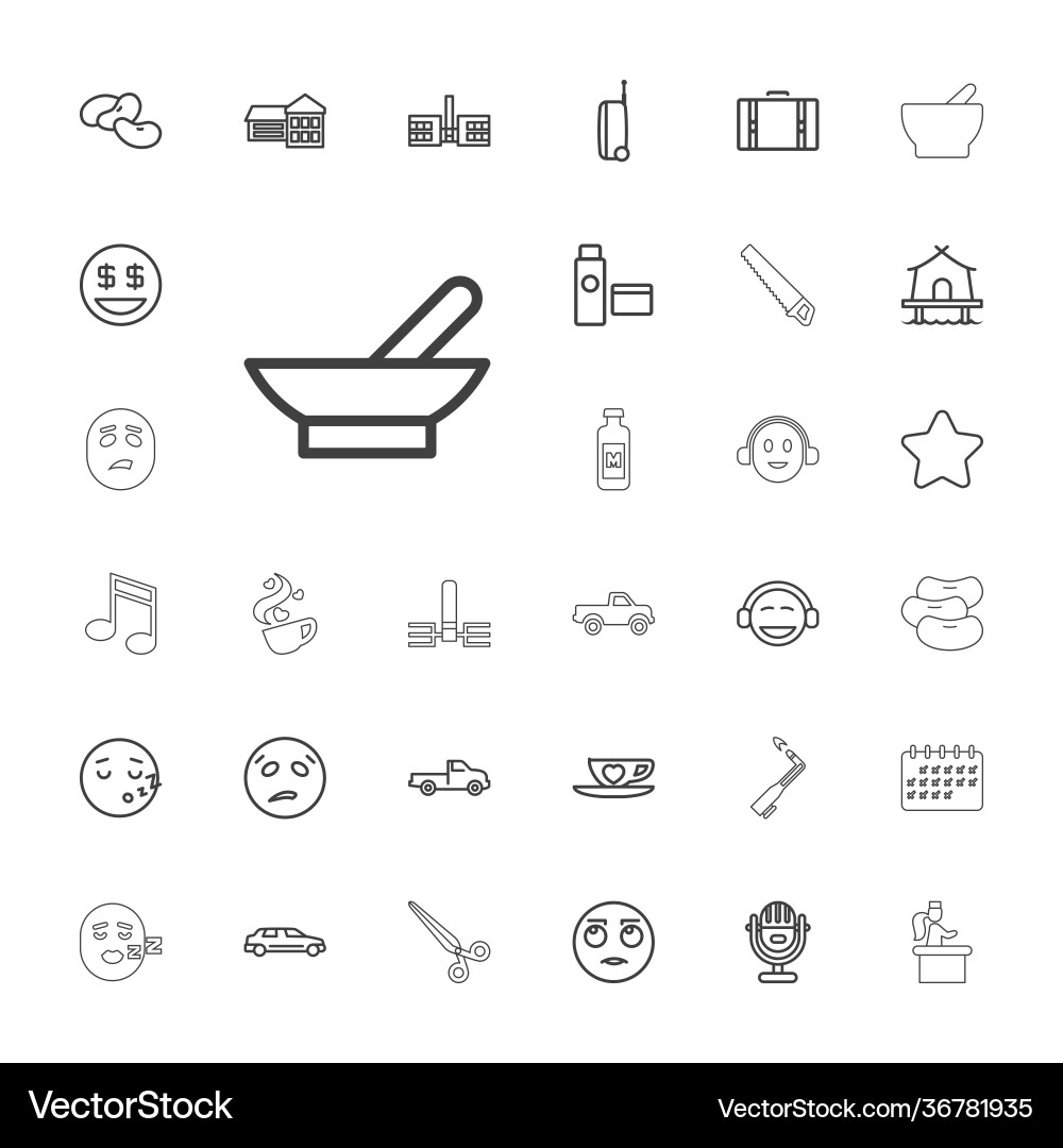 33 clipart icons Royalty Free Vector Image - VectorStock