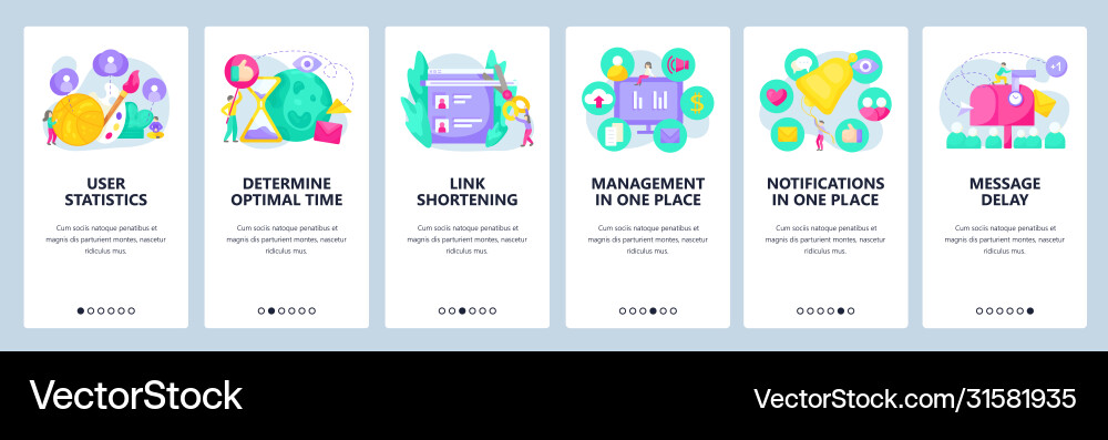 Digital marketing analysis social media Royalty Free Vector