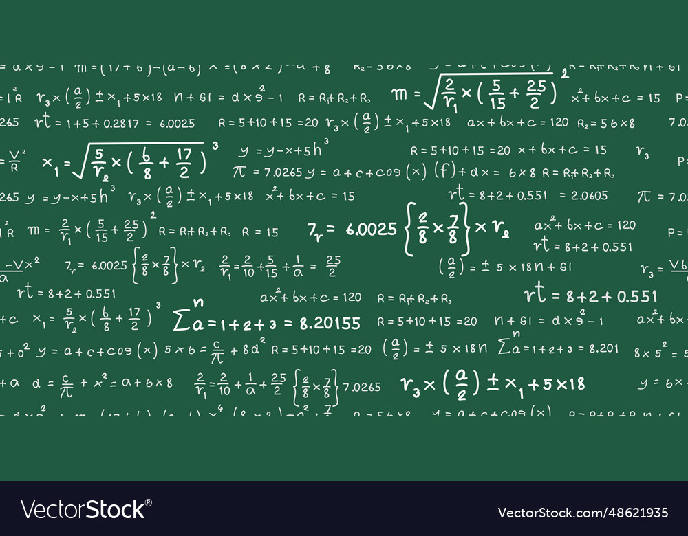 Formulas background Royalty Free Vector Image - VectorStock