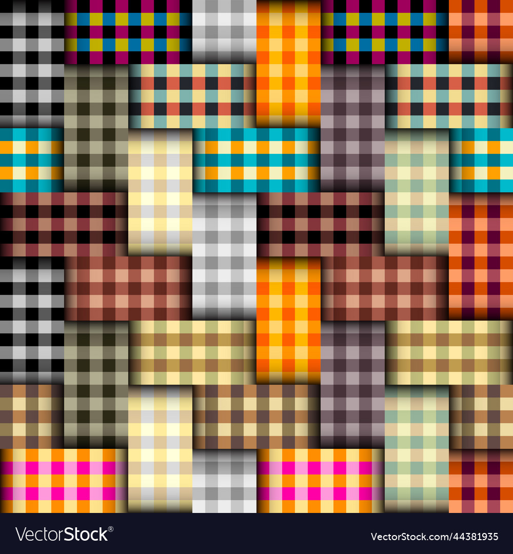 Geometric abstract pattern intersection style Vector Image