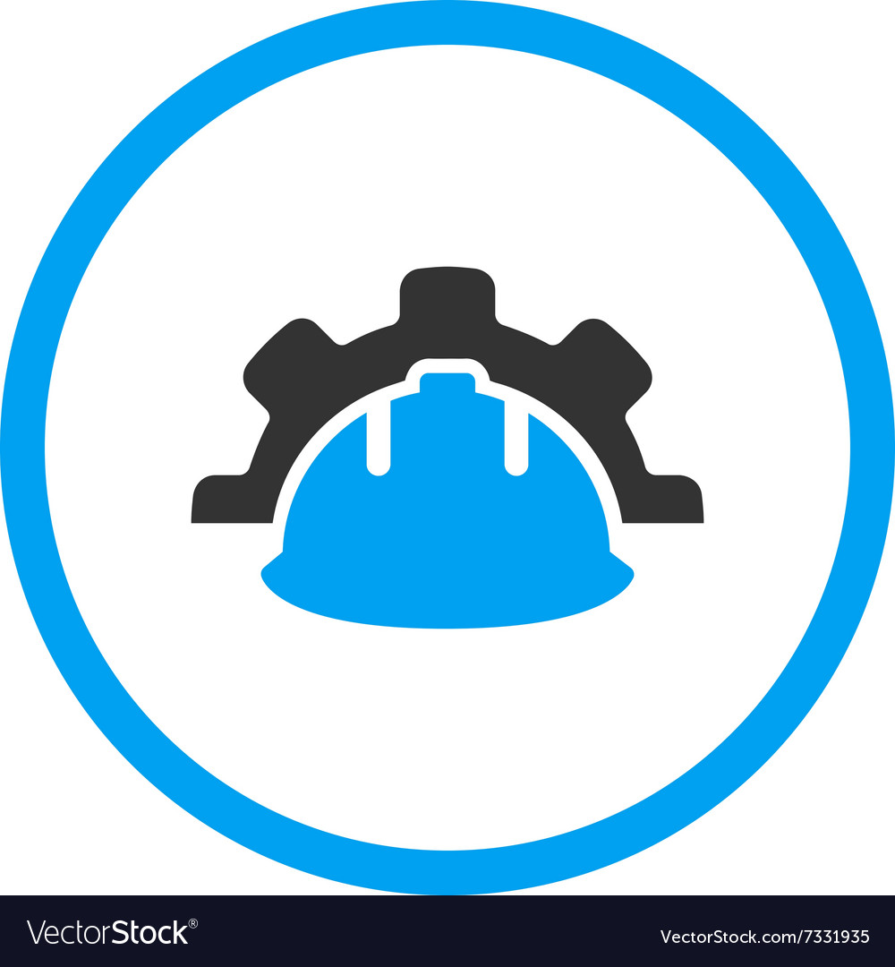 Industrial development icon Royalty Free Vector Image