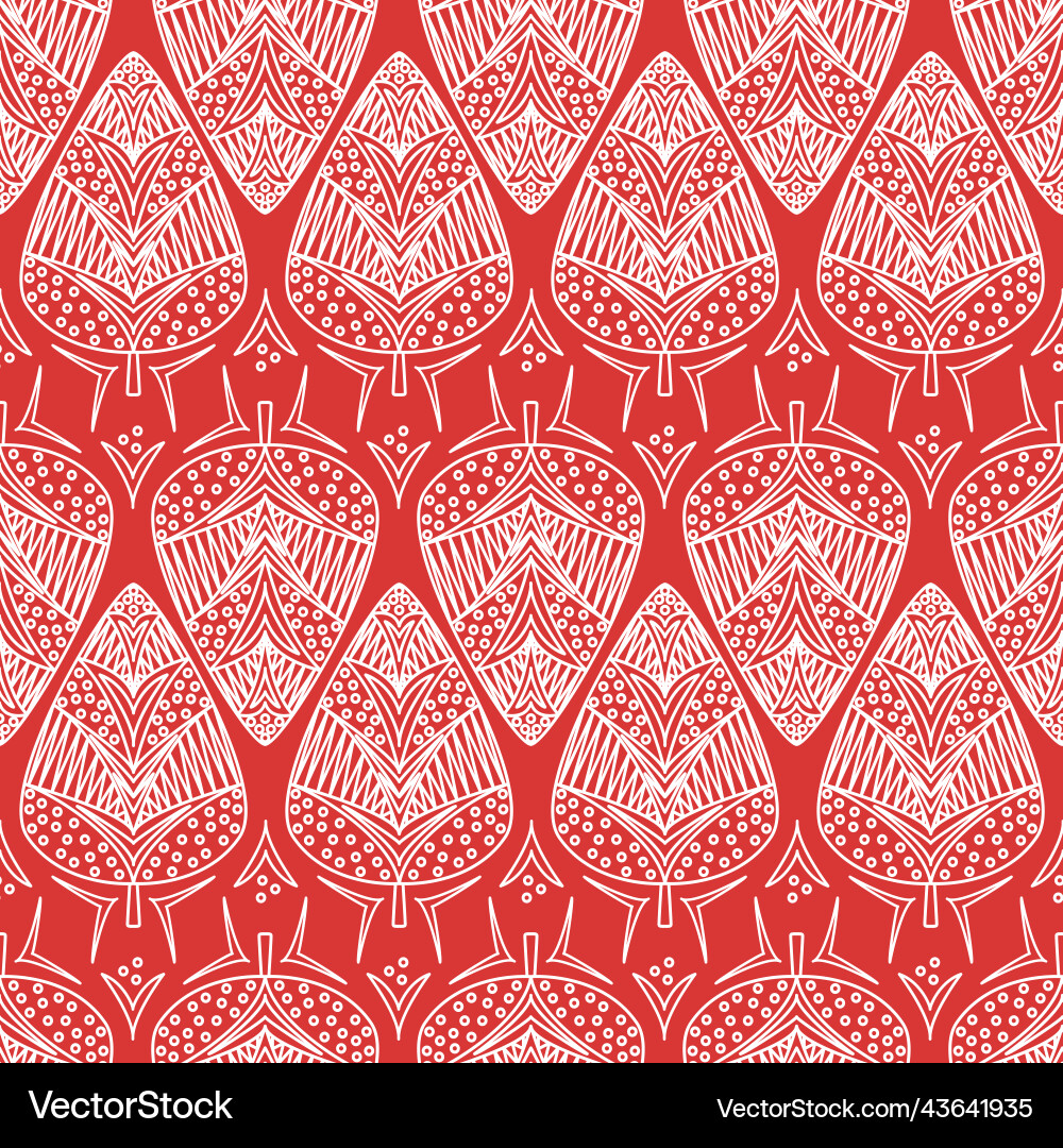 Seamless pattern white christmas Royalty Free Vector Image