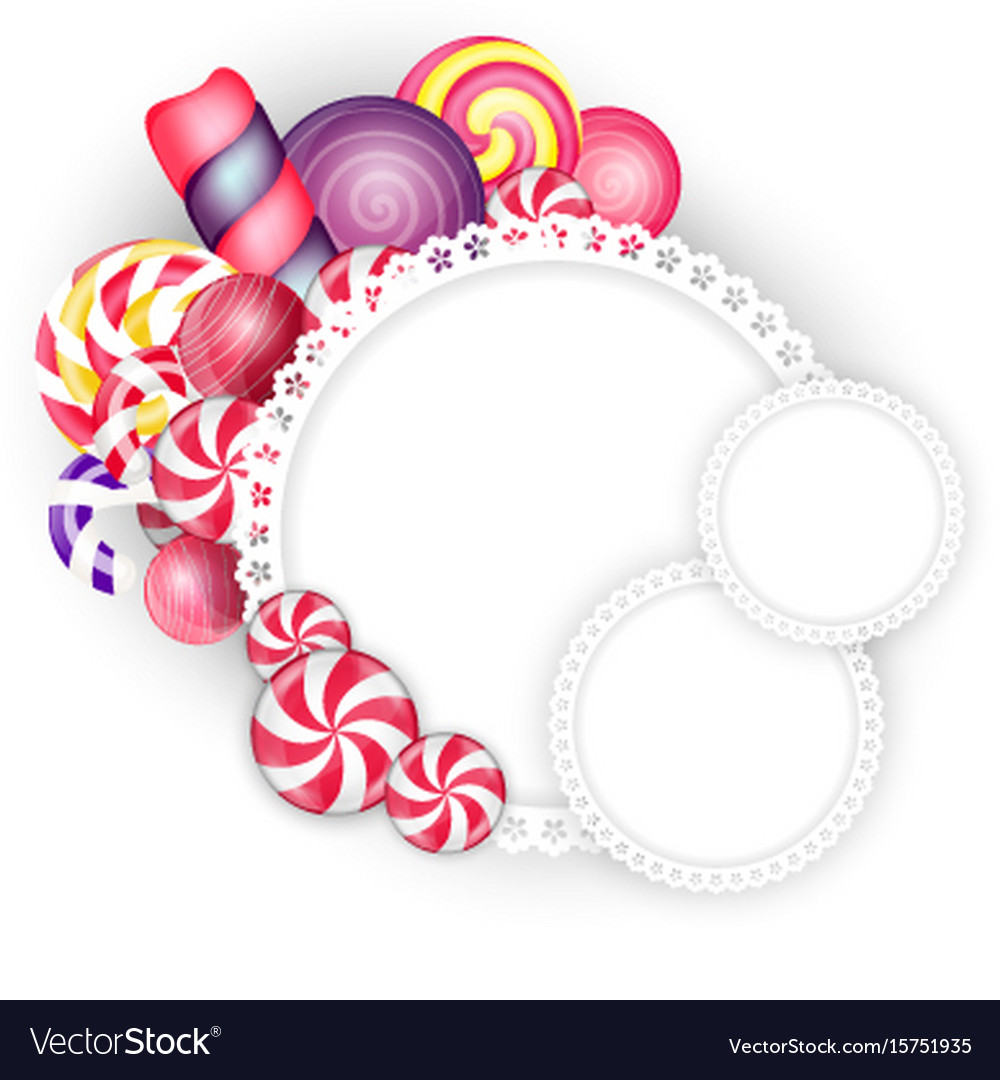 Sweets background Royalty Free Vector Image - VectorStock