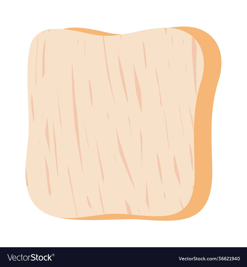 Bread slice icon Royalty Free Vector Image - VectorStock