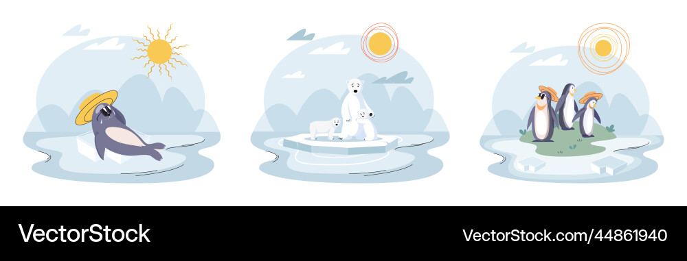Global warming high temperature and hot weather Vector Image