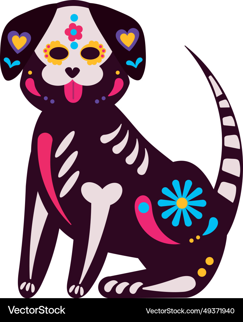 Mexico animal dog Royalty Free Vector Image - VectorStock