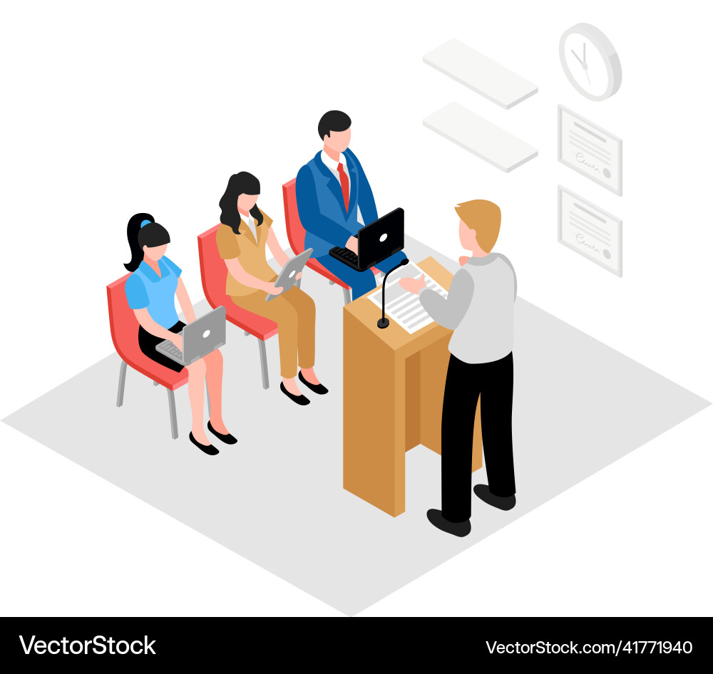 Project management and financial report strategy Vector Image