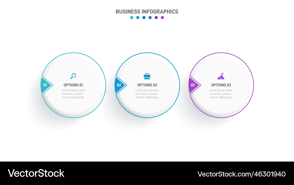 Timeline infographic with infochart modern Vector Image