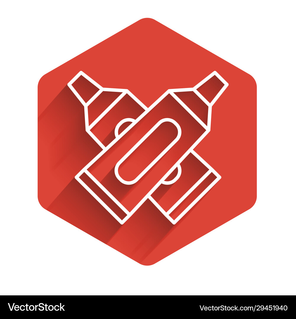White line crossed tube toothpaste icon Royalty Free Vector