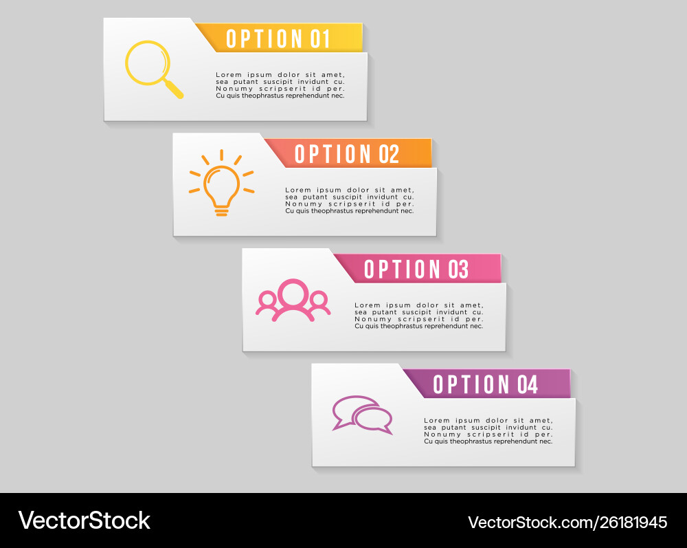 Infographics elements template design business Vector Image