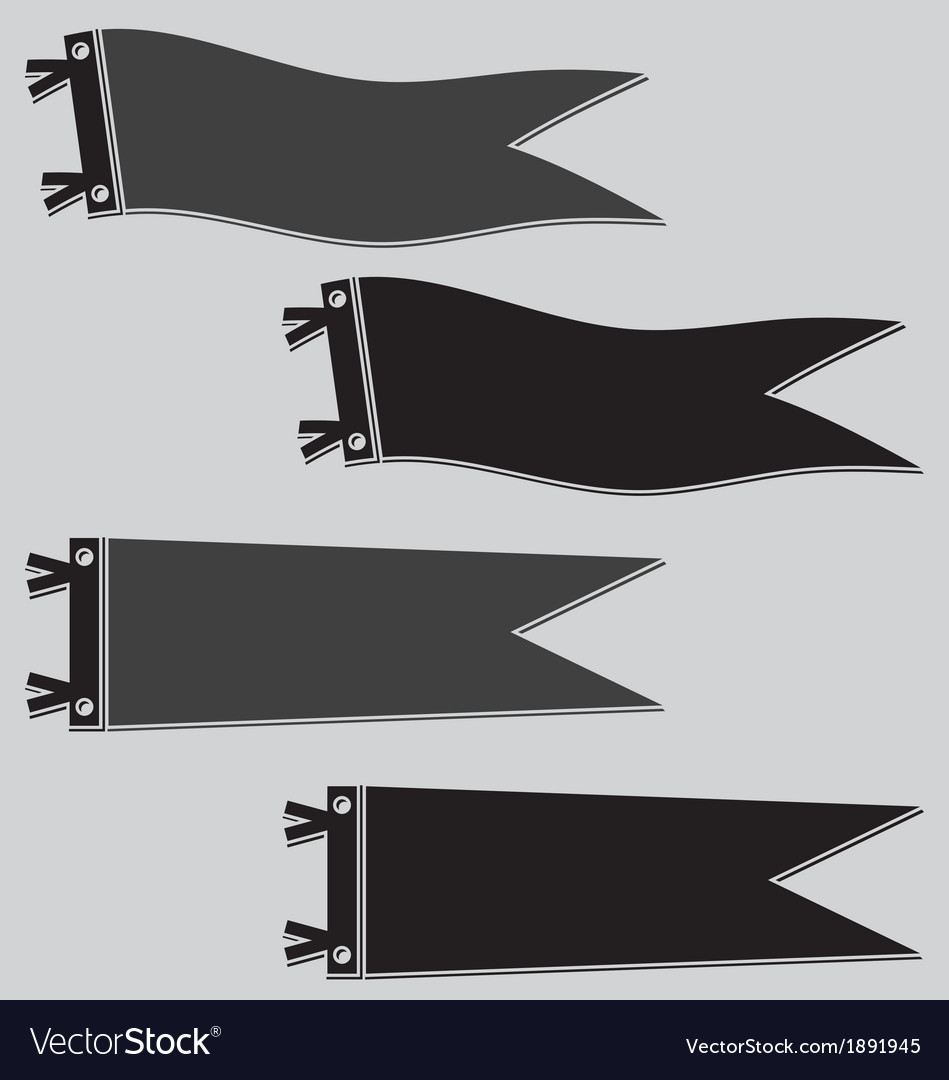 Pennants Royalty Free Vector Image - VectorStock