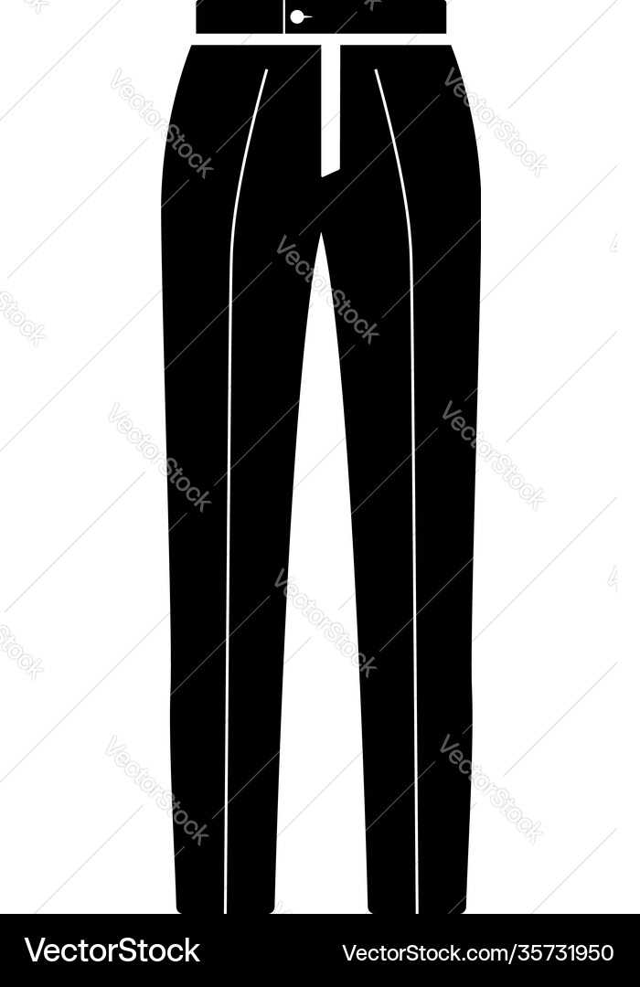 Business trousers icon Royalty Free Vector Image