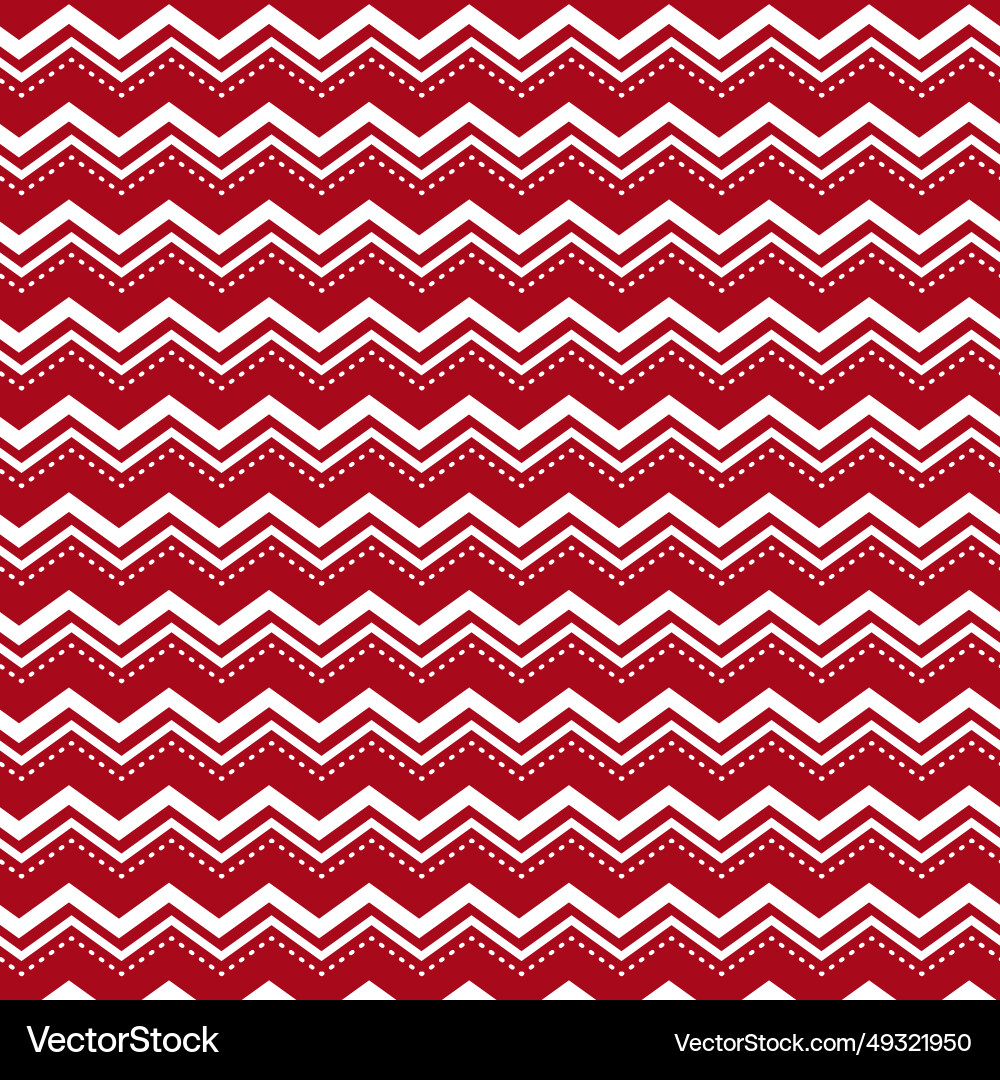 Christmas pattern in red and white colors great Vector Image