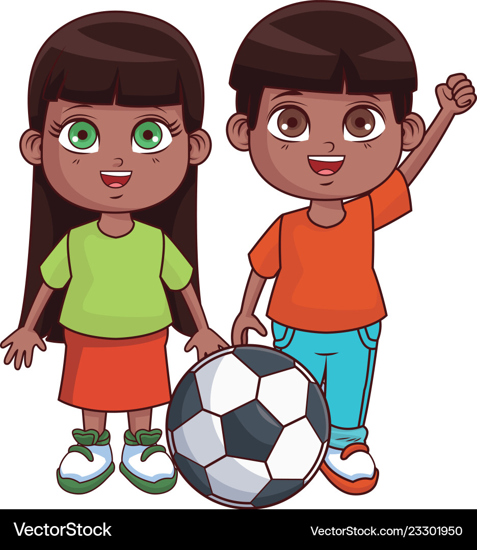Cute kids cartoon Royalty Free Vector Image - VectorStock