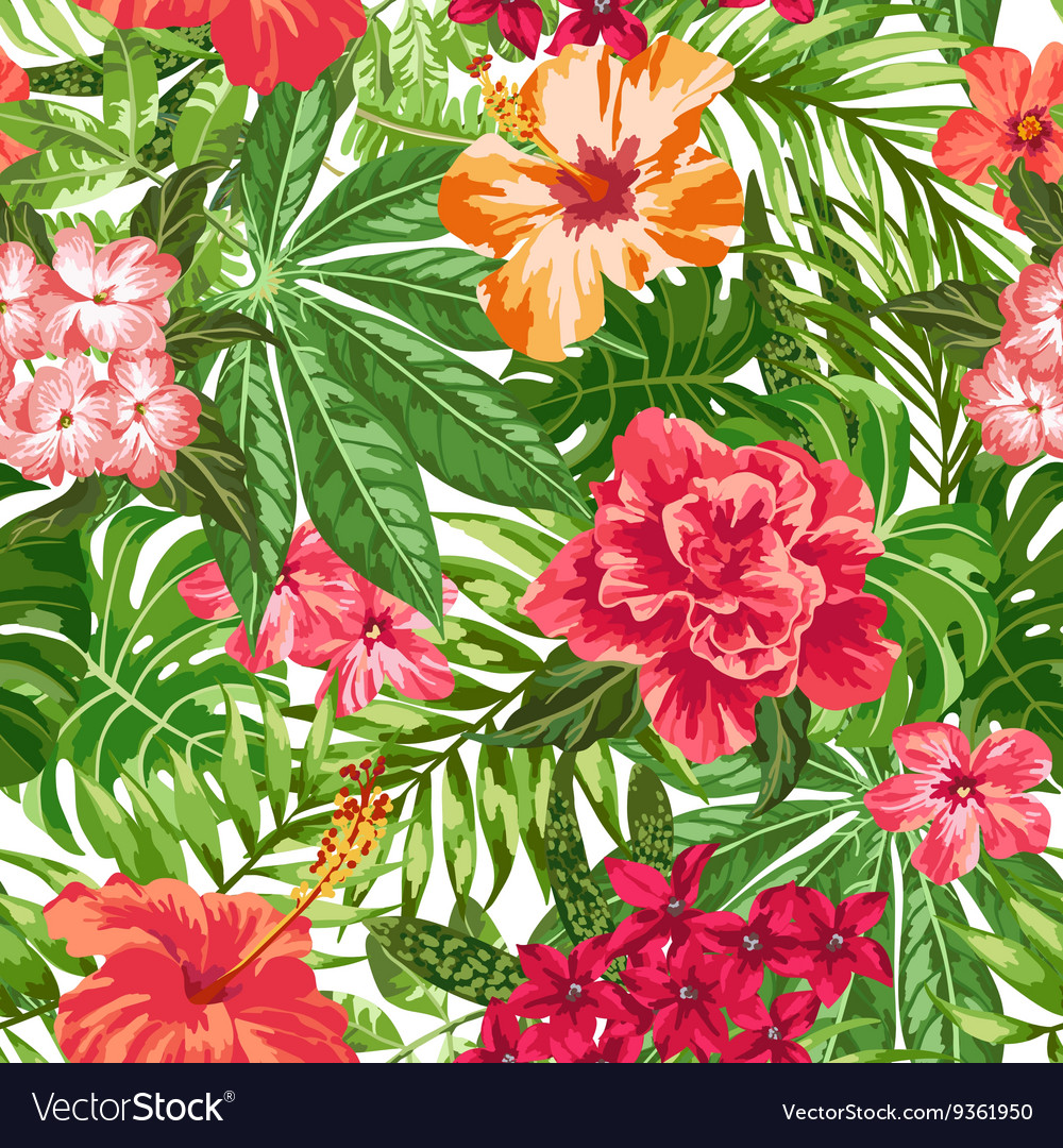 Seamless Exotic Pattern Royalty Free Vector Image