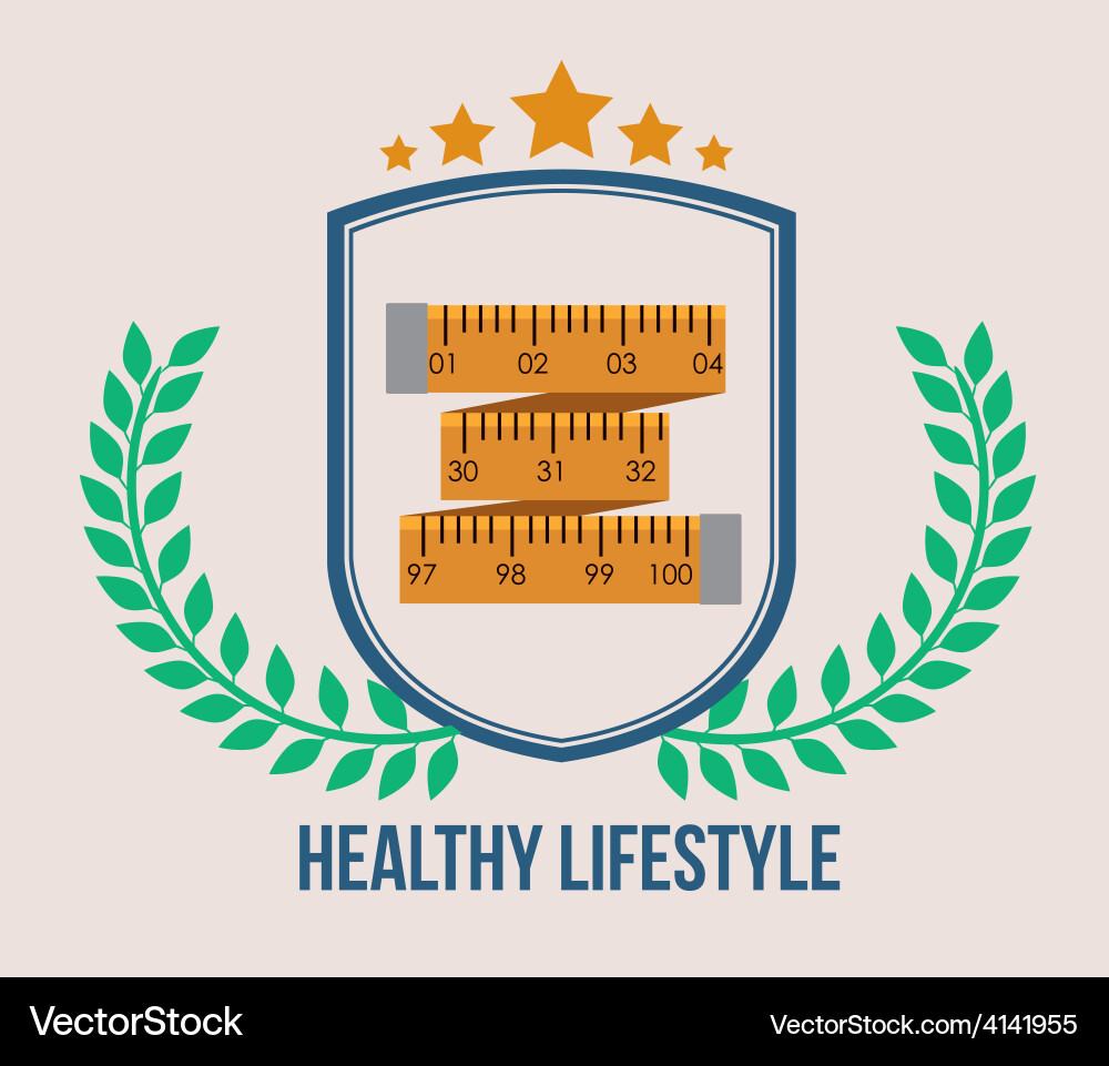 Healthy lifestyle design Royalty Free Vector Image