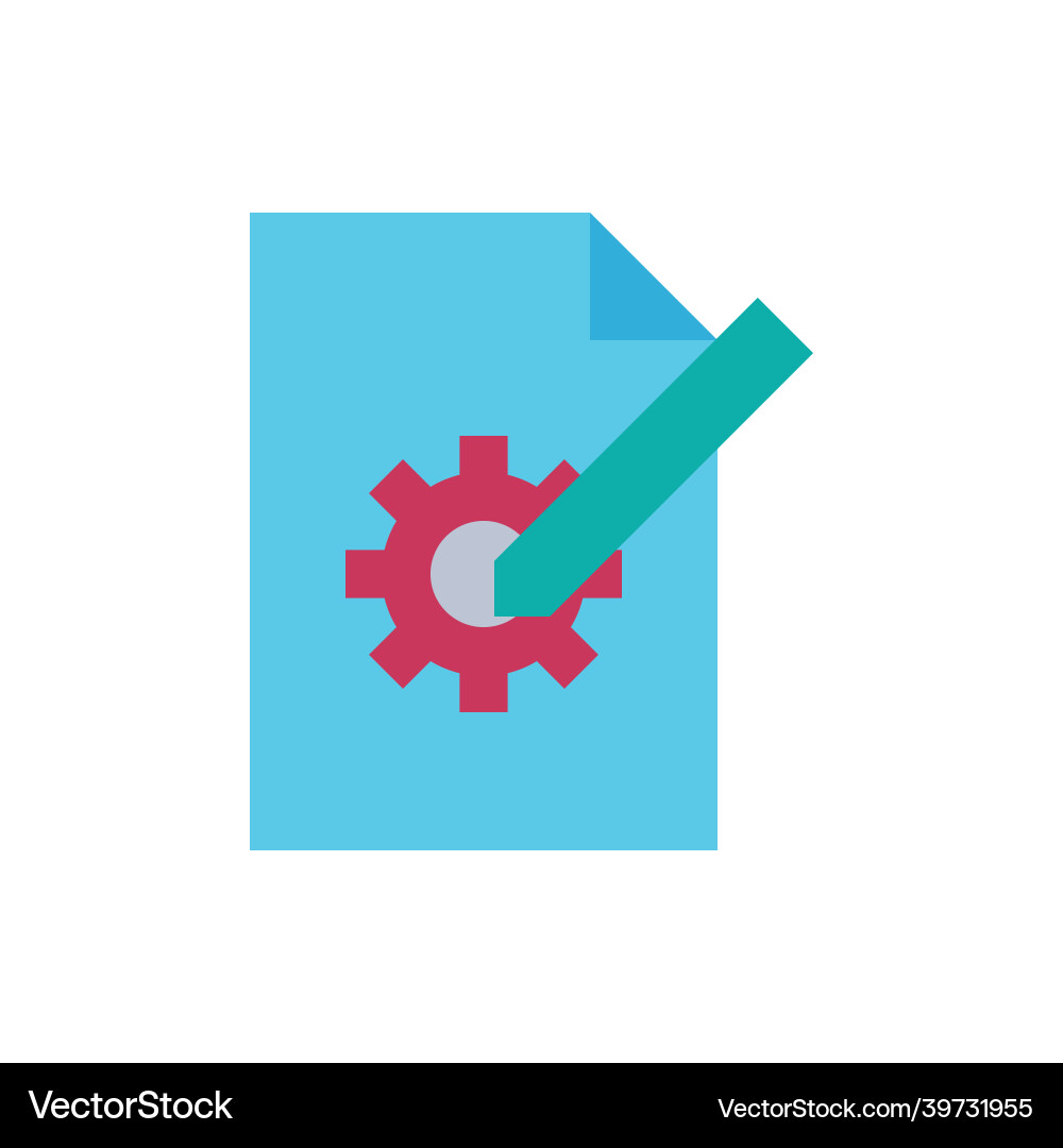 Project icon management Royalty Free Vector Image