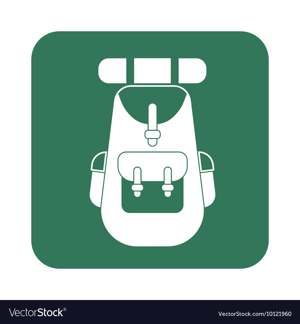 Backpack icon Royalty Free Vector Image - VectorStock