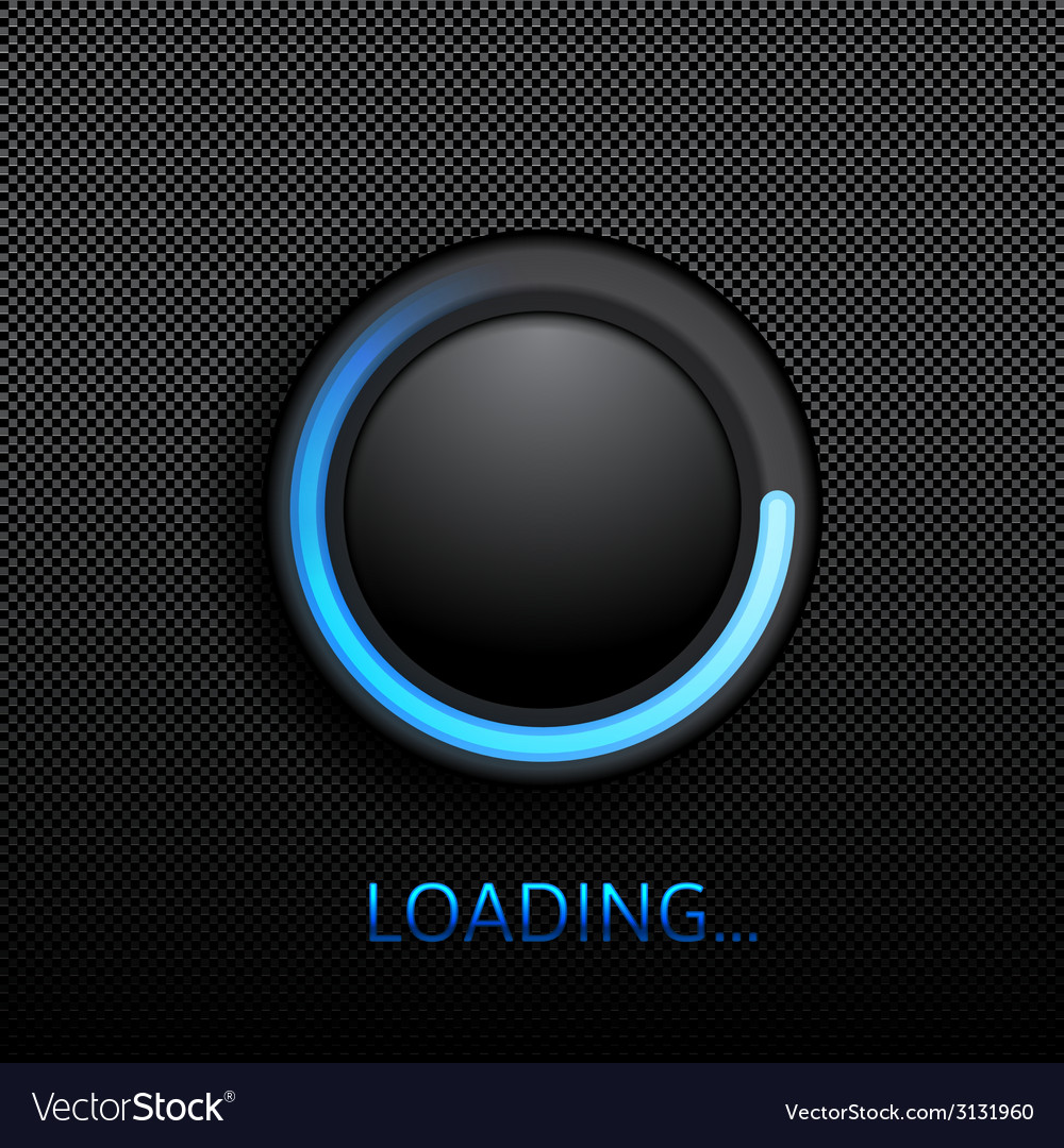 Black button Royalty Free Vector Image - VectorStock