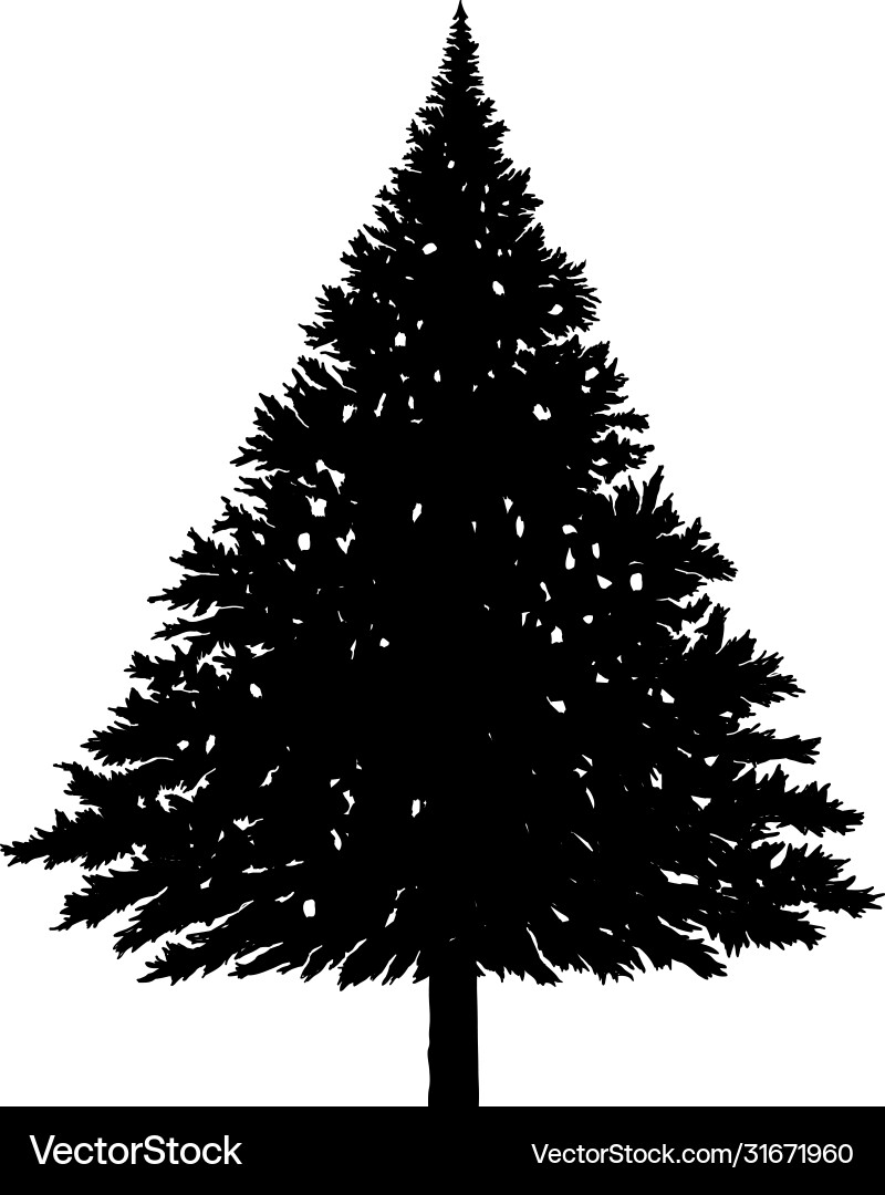 Christmas trees pictograph Royalty Free Vector Image