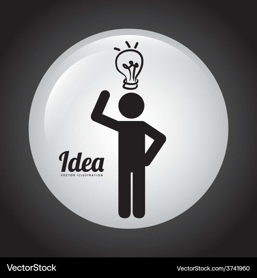 Idea Icon Royalty Free Vector Image Vectorstock