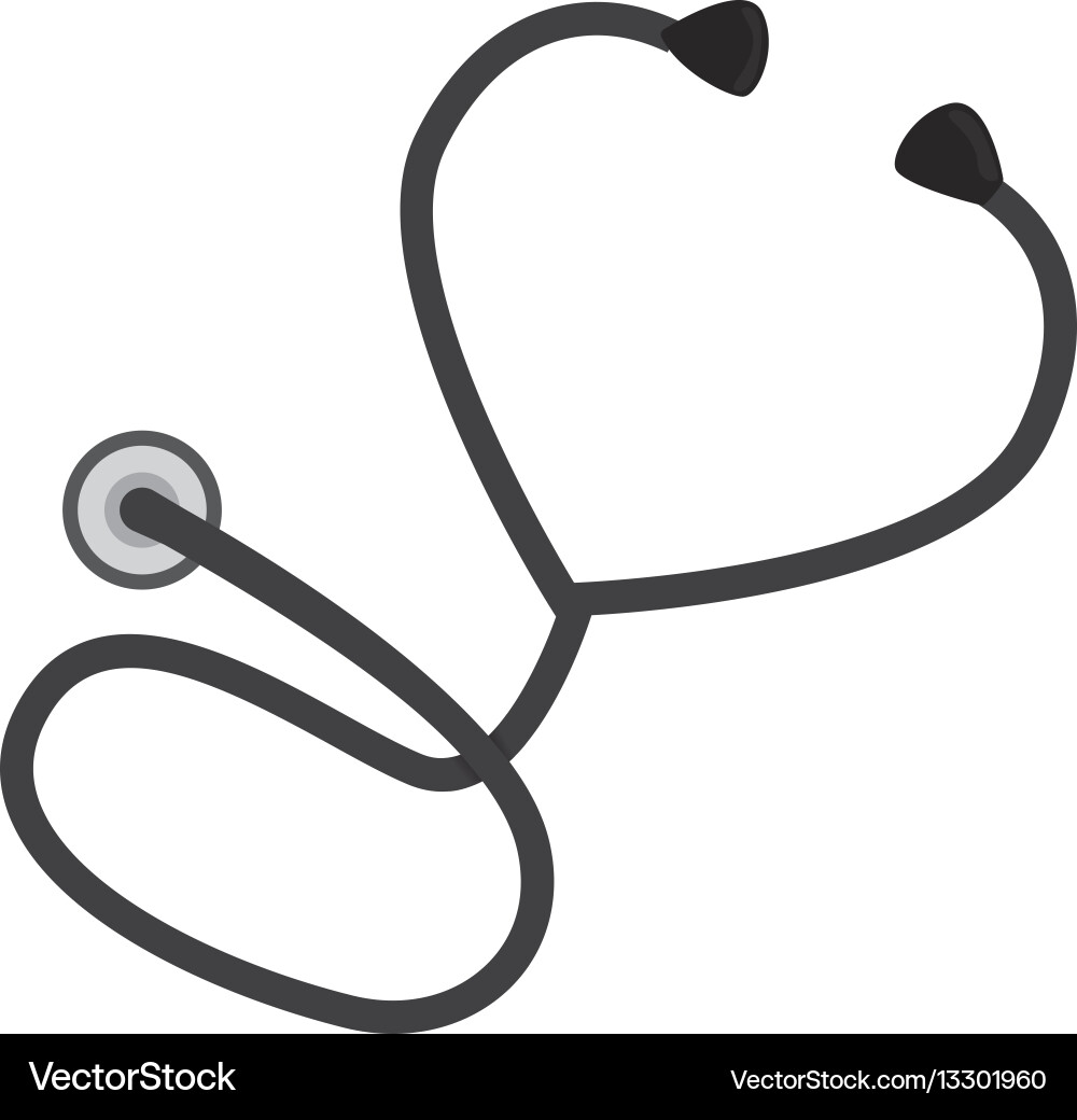 Medical stethoscope symbol Royalty Free Vector Image