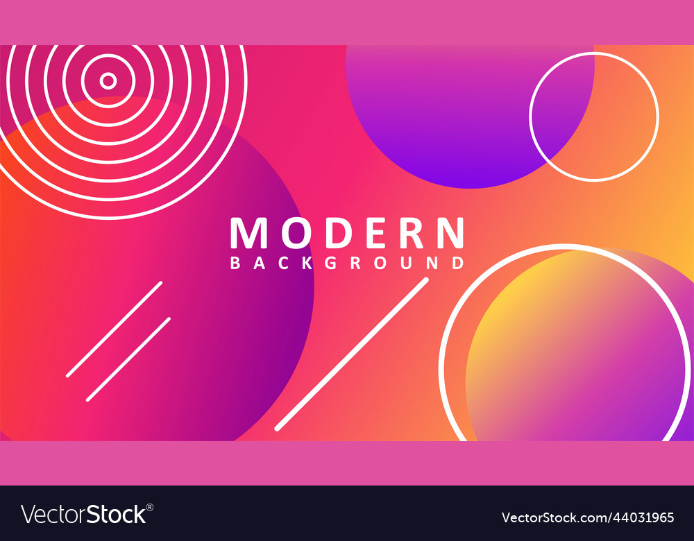 Abstract modern colorful gradient background Vector Image
