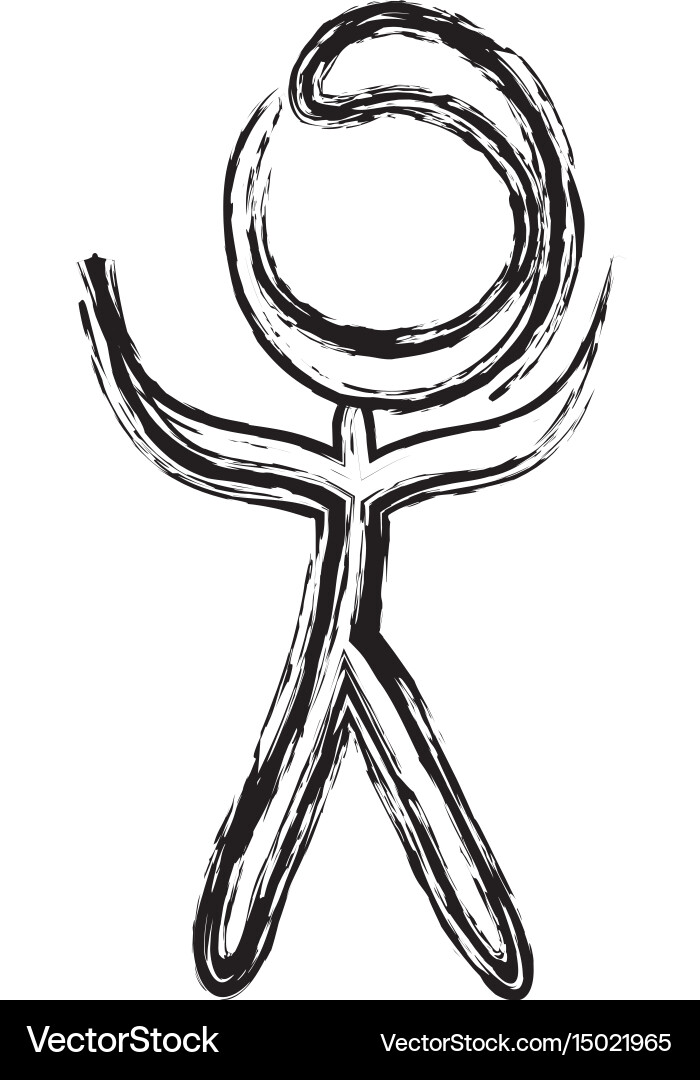 Figure of man icon Royalty Free Vector Image - VectorStock