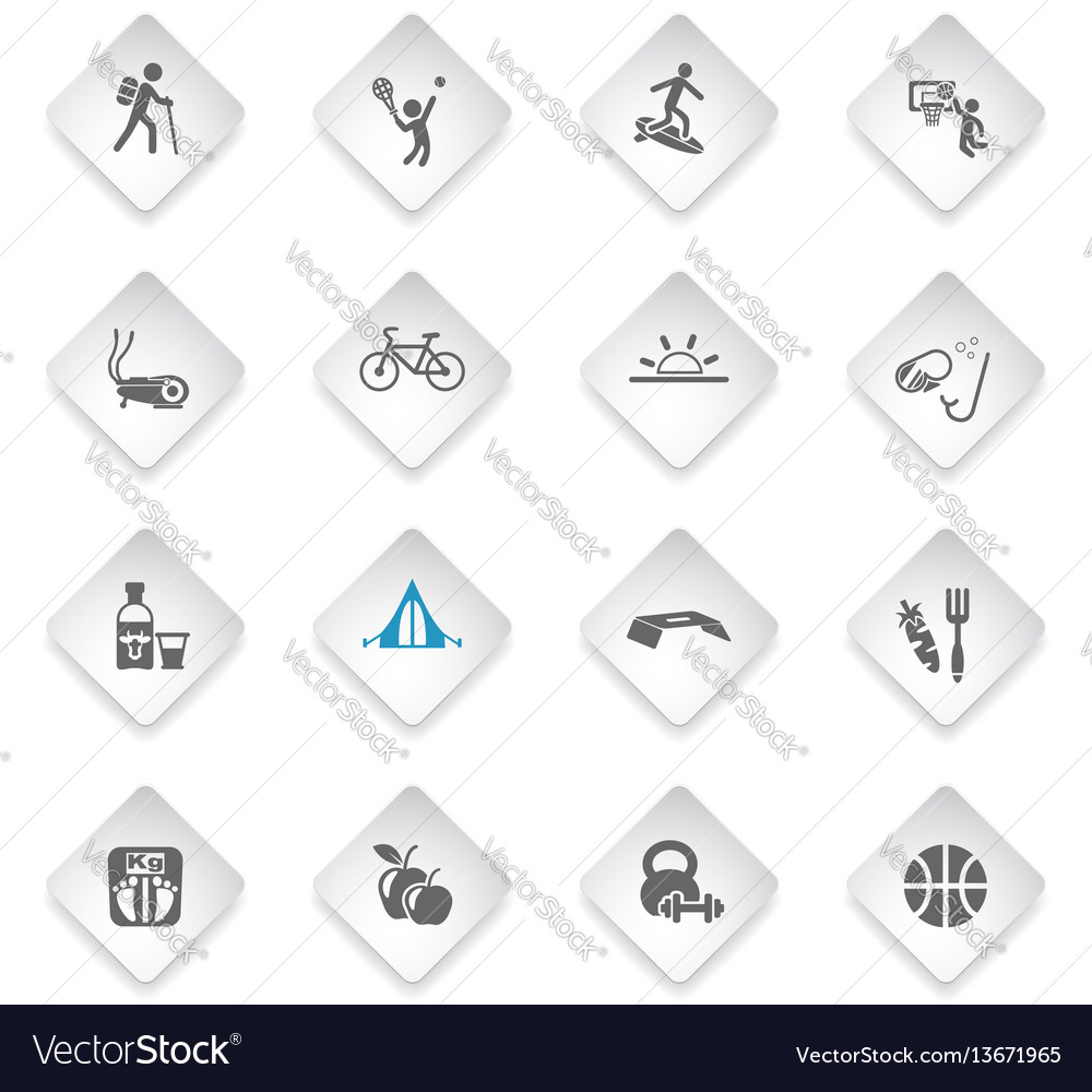 Healthy lifestyle icon set Royalty Free Vector Image Healthy lifestyle icon set Royalty Free Vector Image