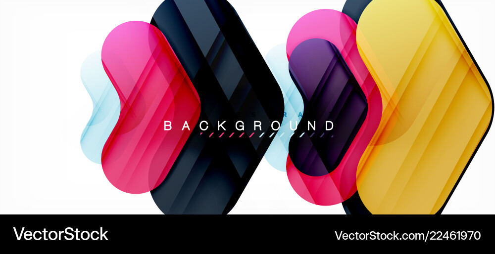 Colorful glossy arrows abstract background Vector Image