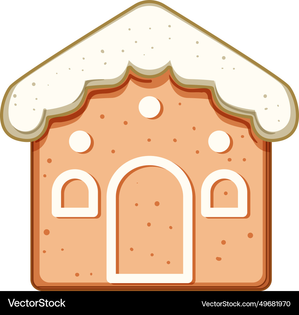 Food gingerbread cartoon Royalty Free Vector Image