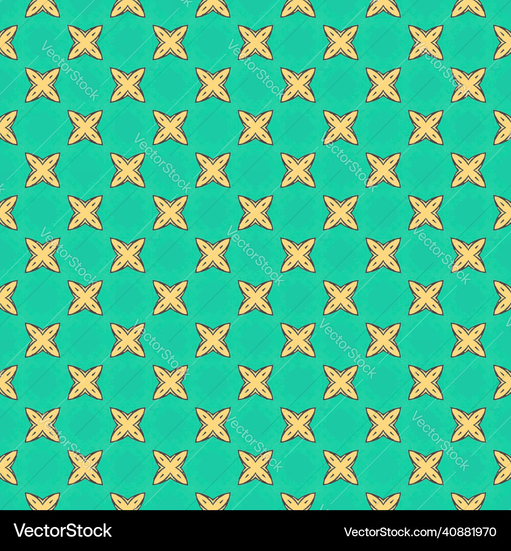 Green and yellow pastel color seamless pattern Vector Image