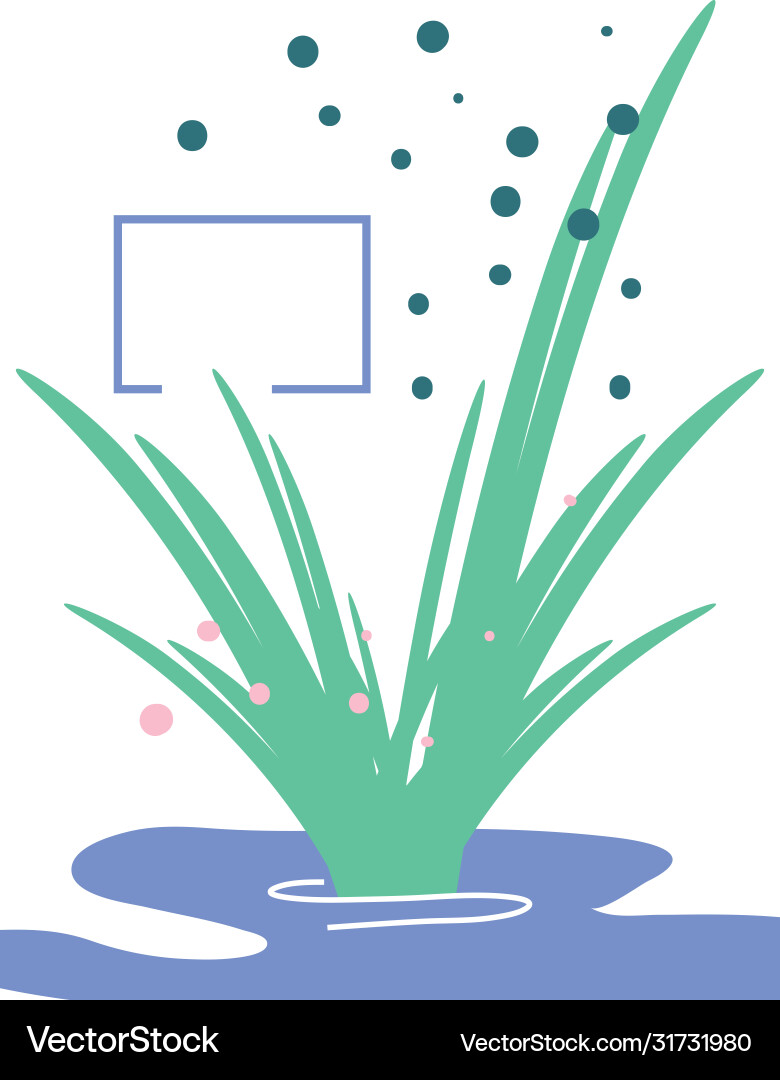 Abstract design with nature inspired and abstract Vector Image
