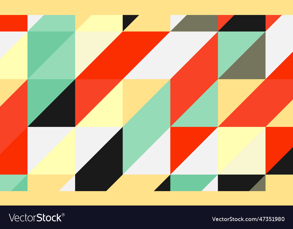 Abstract triangles in seamless pattern Royalty Free Vector