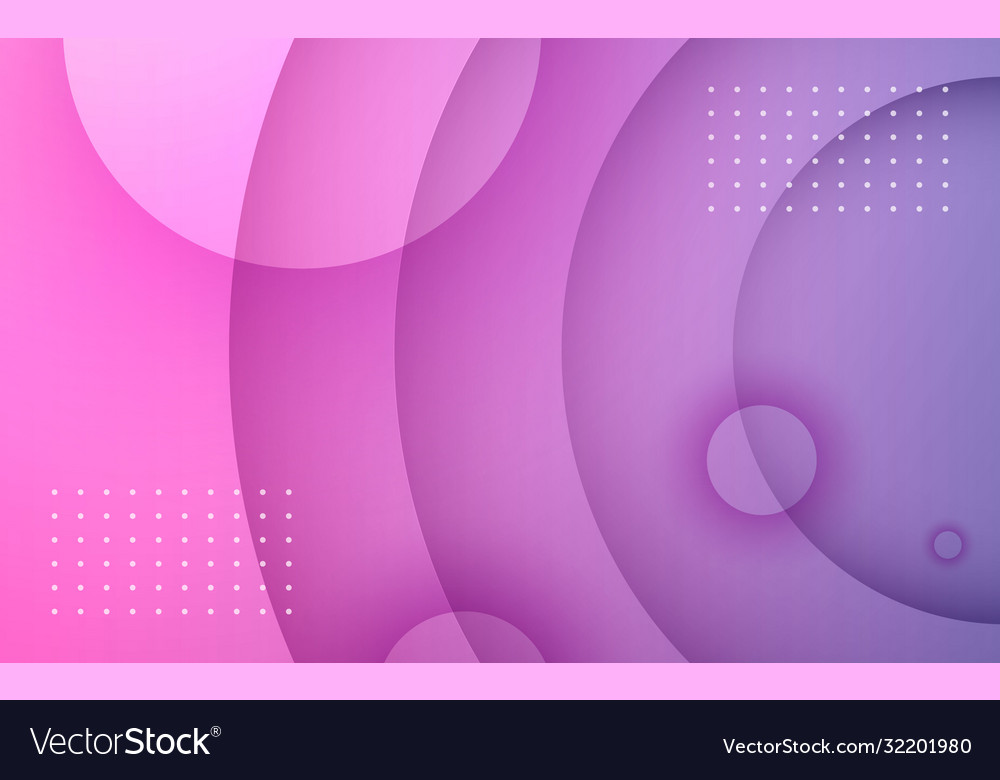 Purple gradient circle background with dots Vector Image