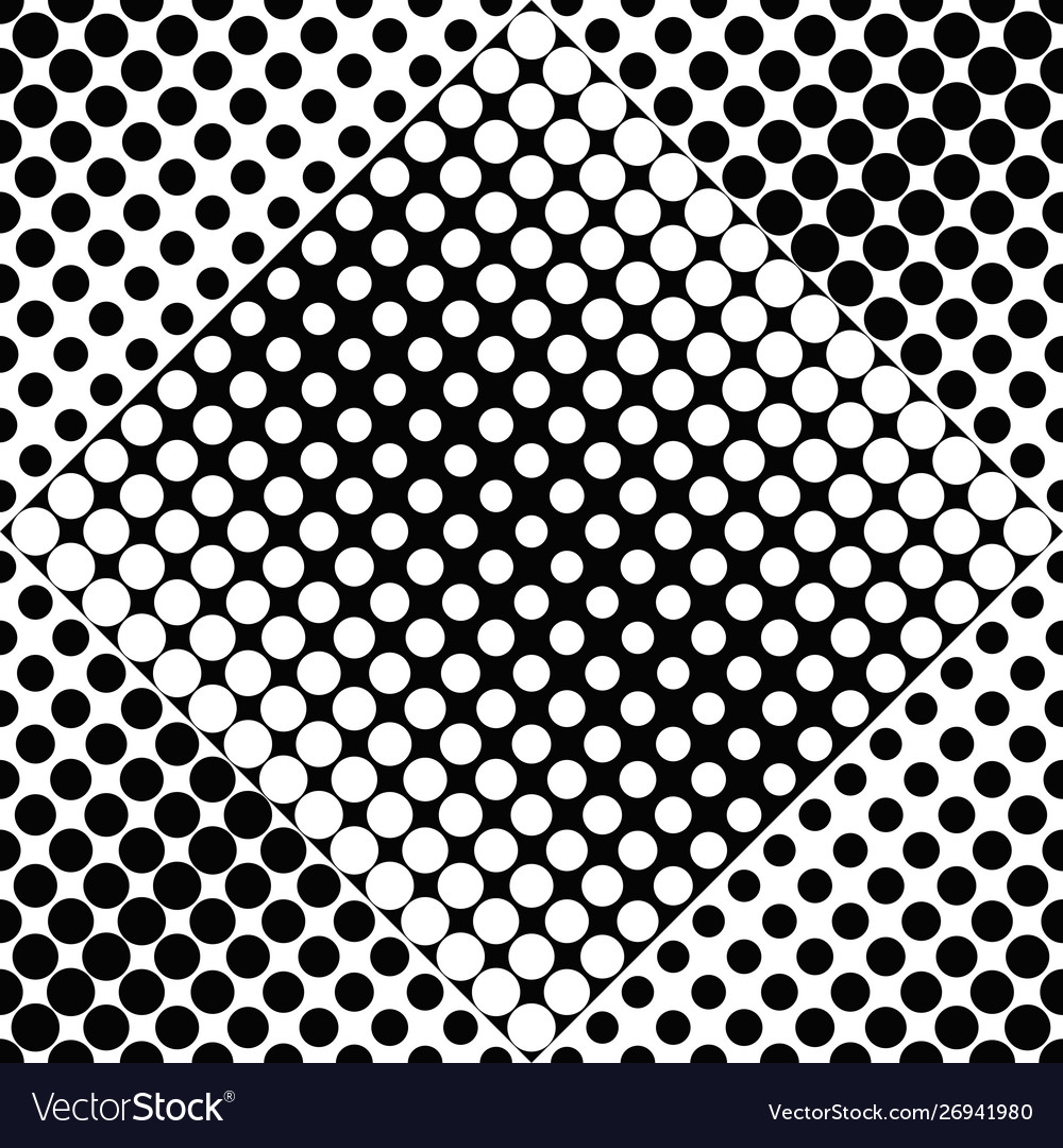 Seamless monochrome abstract dot pattern Vector Image