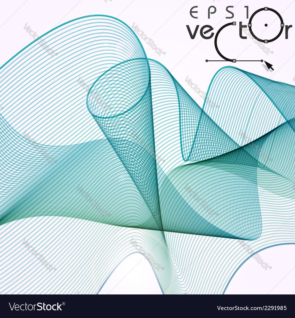 Abstract waves design Royalty Free Vector Image