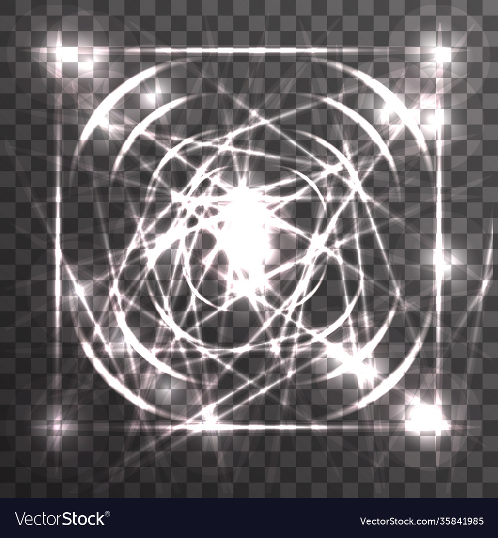Chaotic light rays lattice intersection Royalty Free Vector