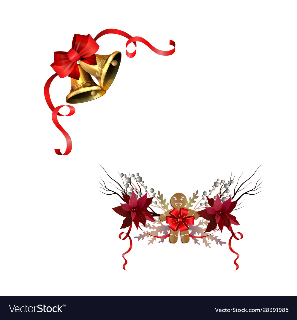 Christmas elements for your designs Royalty Free Vector