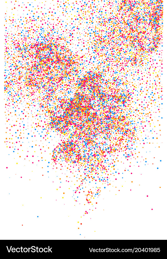 Colorful explosion of confetti Royalty Free Vector Image