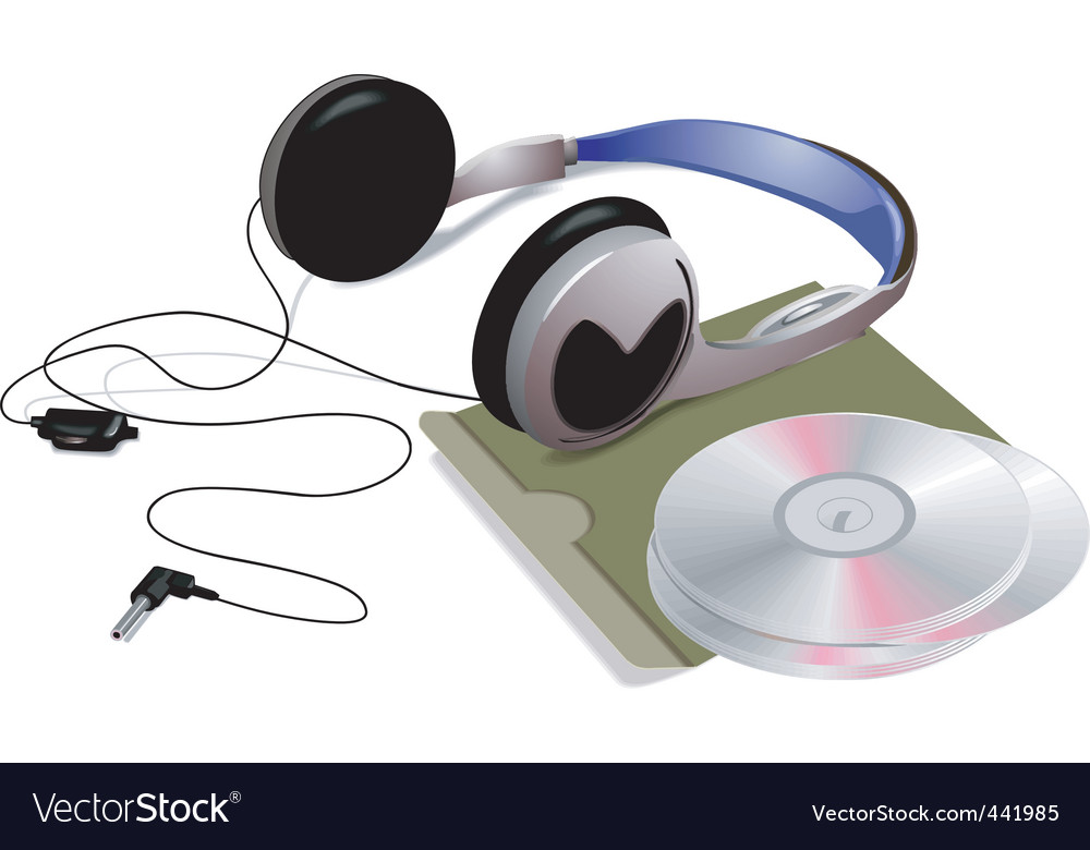 Discman Royalty Free Vector Image - VectorStock