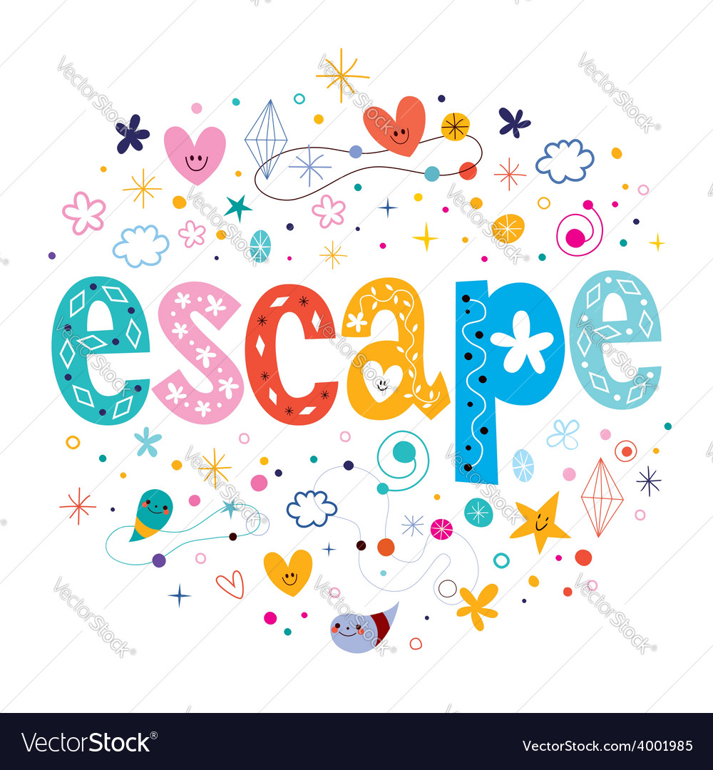 Escape Royalty Free Vector Image - VectorStock