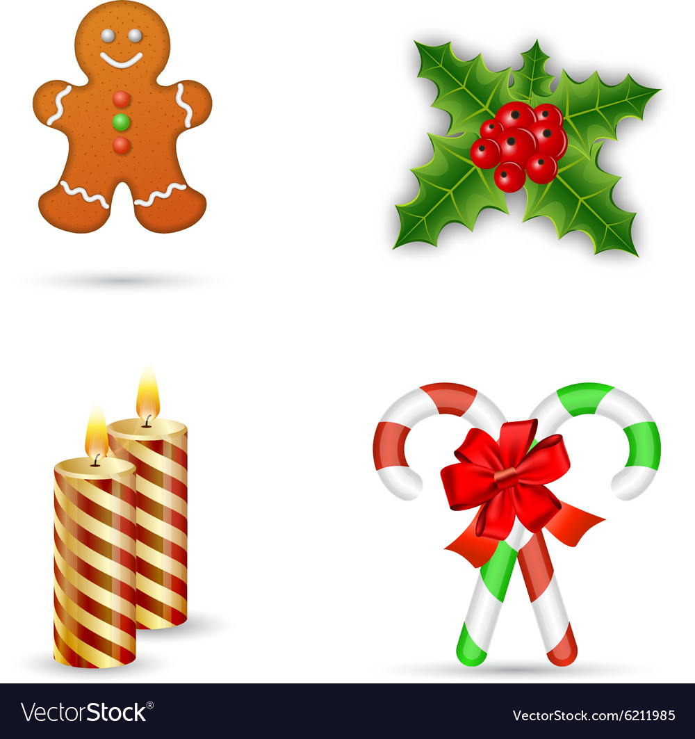 Merry Christmas design elements Royalty Free Vector Image Merry Christmas design elements Royalty Free Vector Image