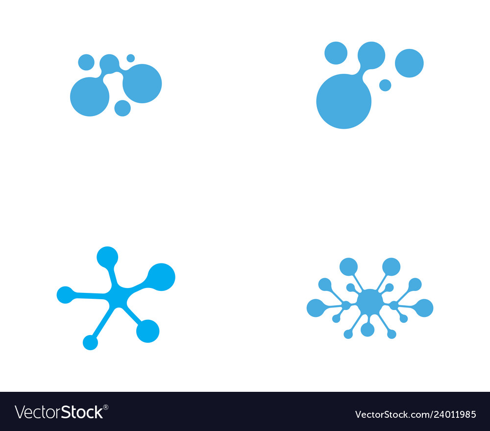 Molecule design Royalty Free Vector Image - VectorStock