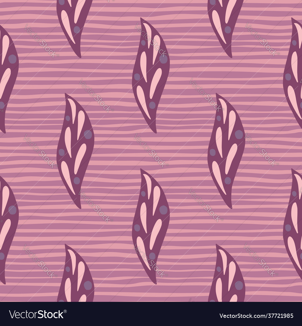 Simple style botanic seamless pattern Royalty Free Vector
