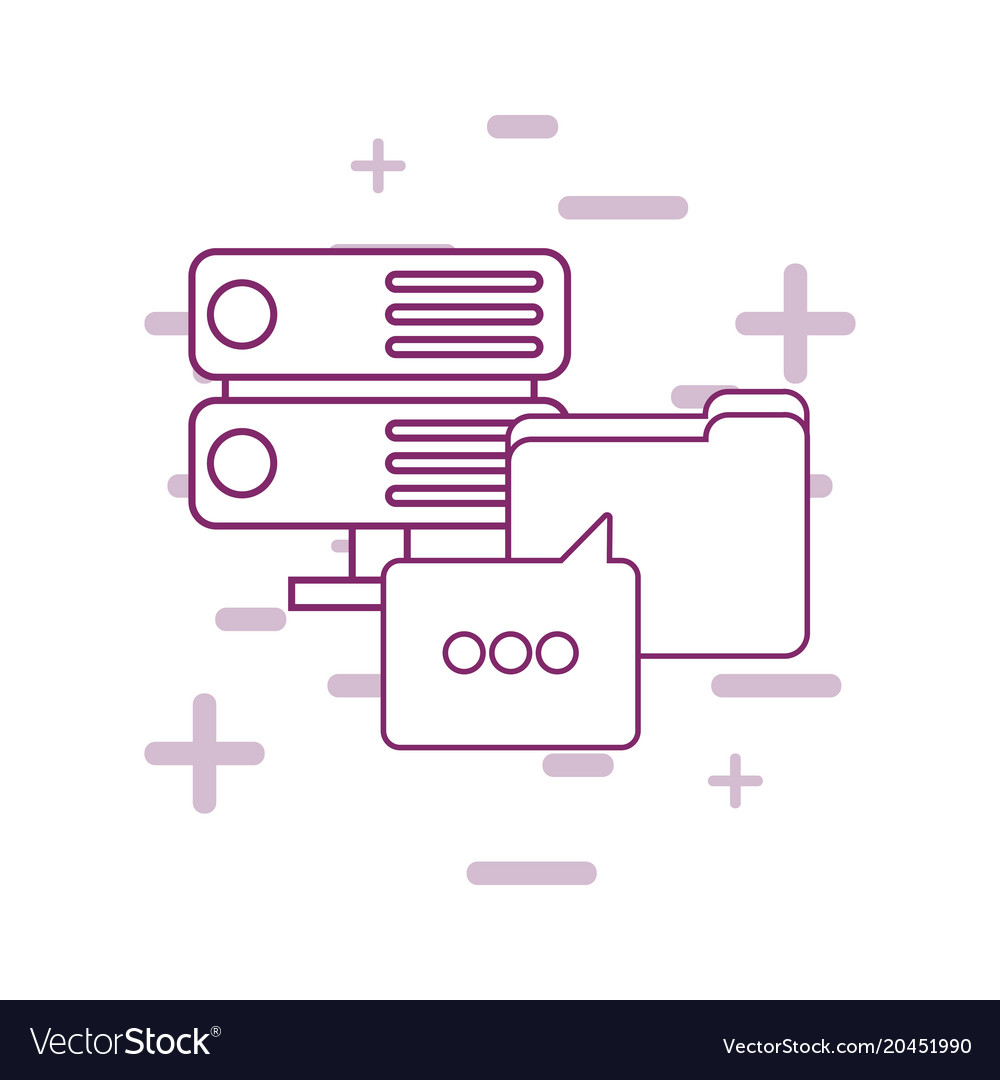 Big data design Royalty Free Vector Image - VectorStock