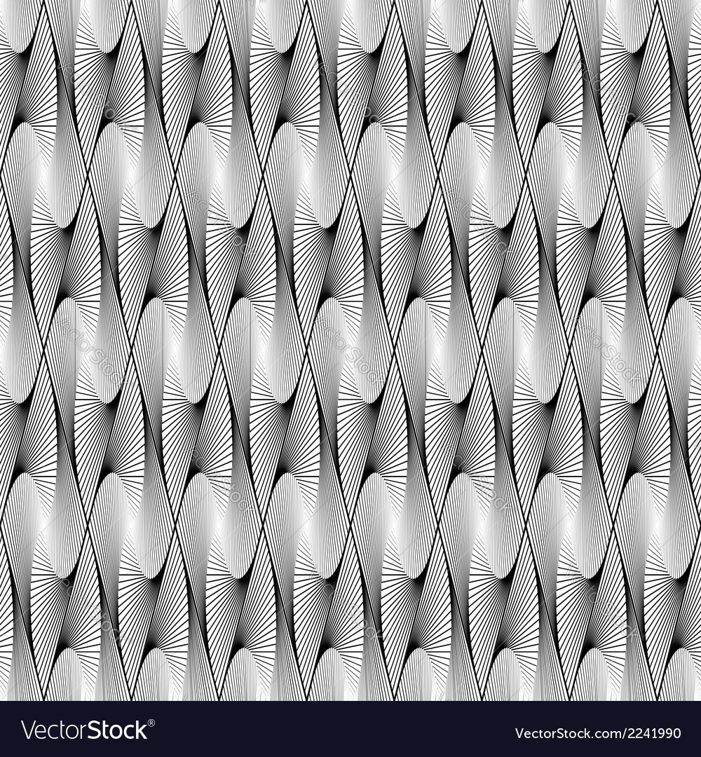 Design seamless monochrome decorative pattern Vector Image